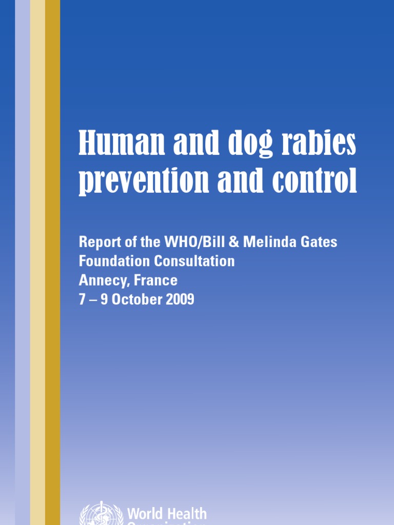 Rabies - WHO | PDF | Rabies | Vaccines