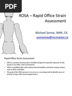 RULA Employee Assessment Worksheet: A. Arm and Wrist Analysis B. Neck ...