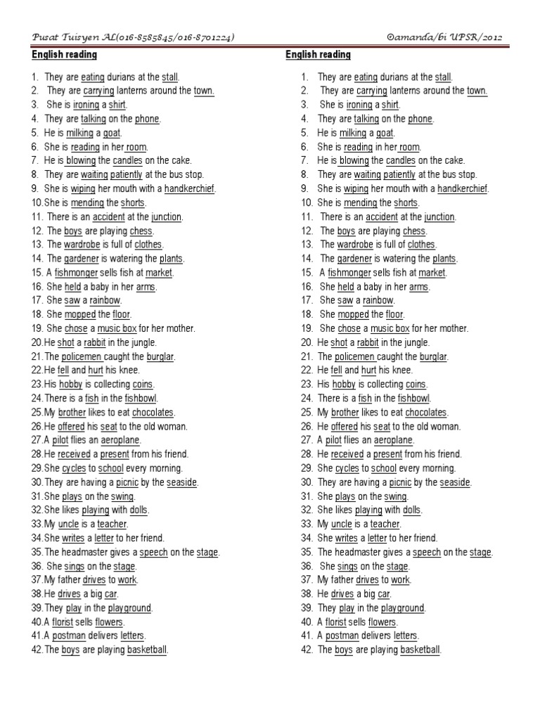 English Reading English Reading | PDF | Leisure