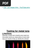 GCSE Chemistry: Gas Tests & Flame Colors | PDF