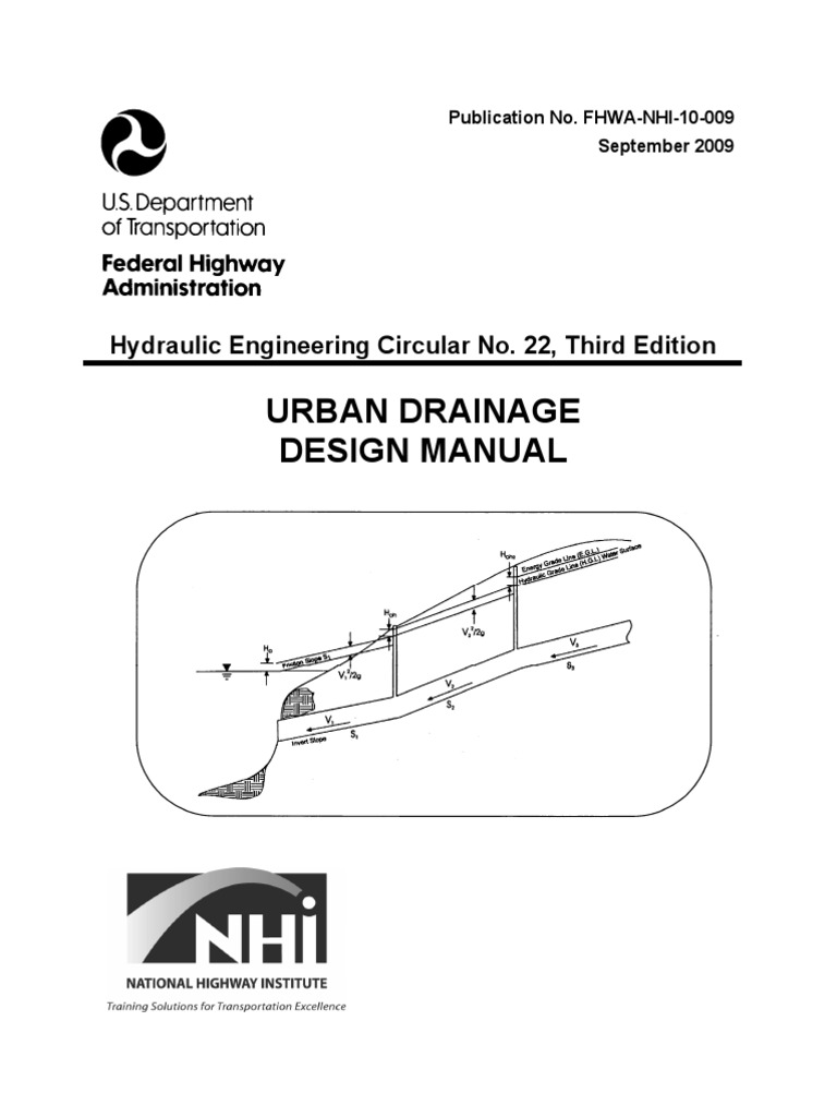 Urban Drainage Design Guide PDF | PDF | Storm Drain | Stormwater
