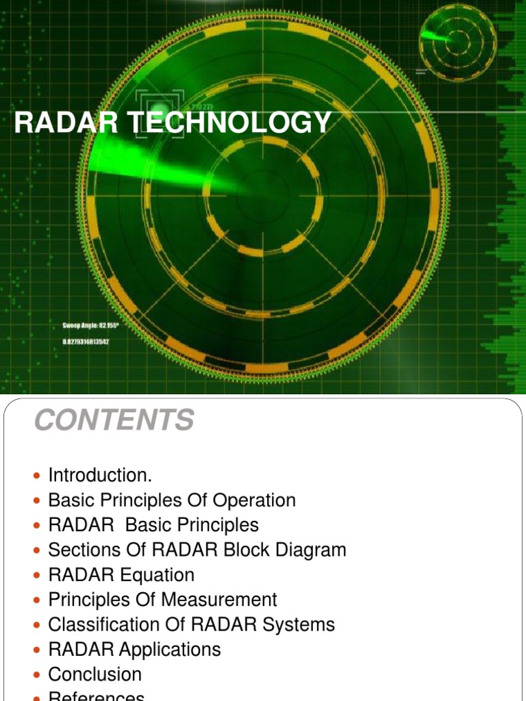 Radar | PDF | Radar | Doppler Effect