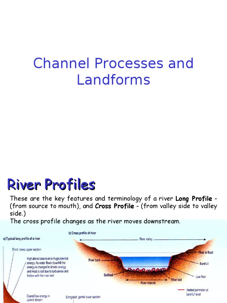 River Landforms | PDF | River | Erosion