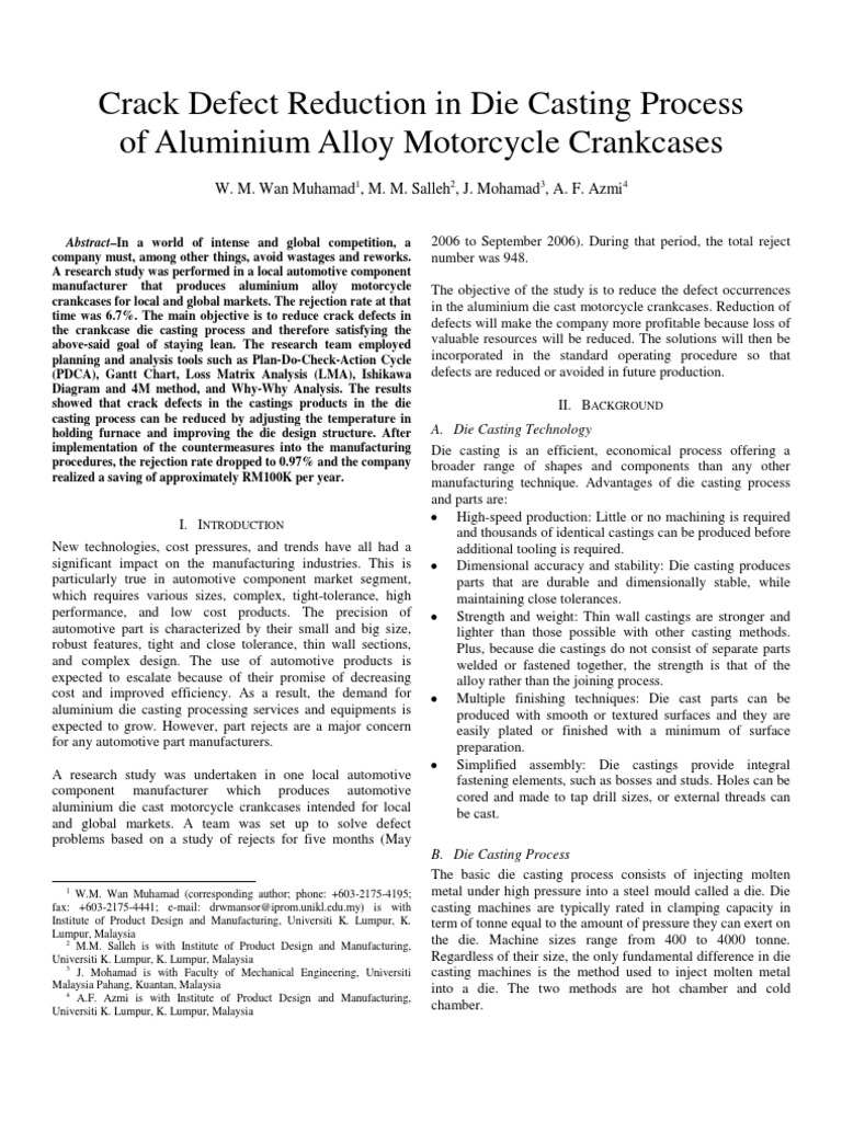Casting Defect-A Case Study | PDF