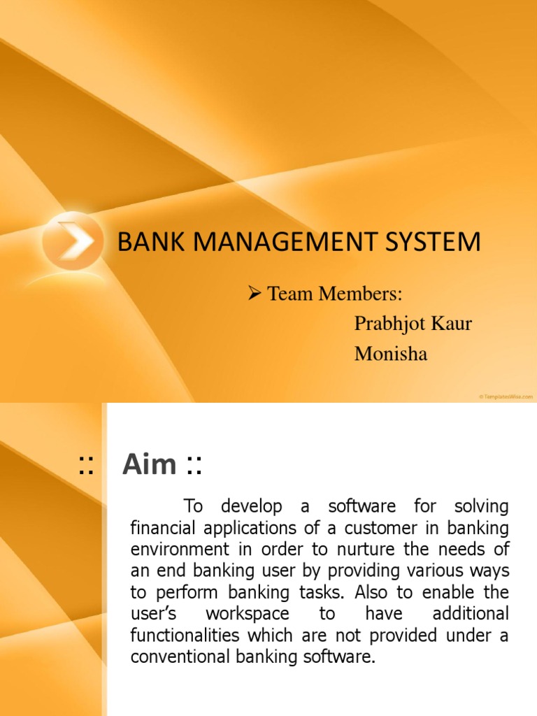 Bank Management System | PDF | Banks | System
