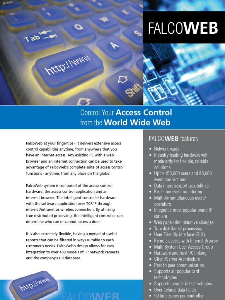 Falco Web | PDF | Access Control | Internet