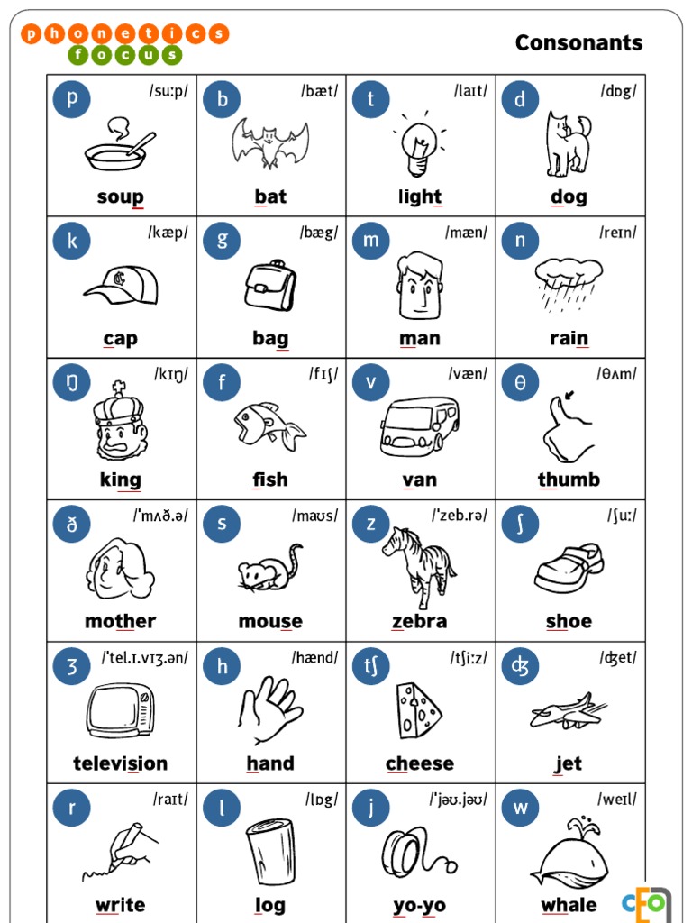 Poster Vowels and Consonants | PDF | Foreign Language Studies ...