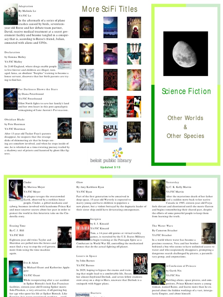 Scifi For YA Readers | PDF | Nature
