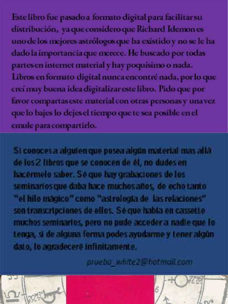 Richard Idemon - Astrologia de Las Relaciones | PDF