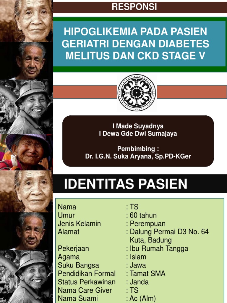 Hipoglikemia Pada Geriatri DM+CKD | PDF