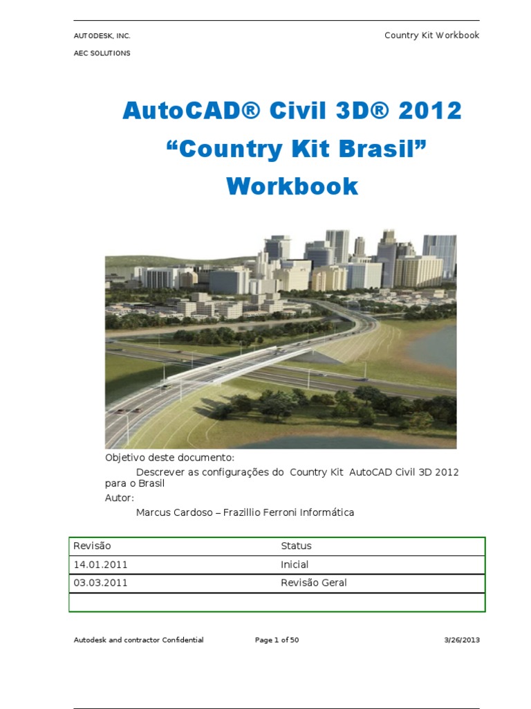 Apostila Civil 3D - Brazil Contents | PDF | Auto Cad | Autodesk