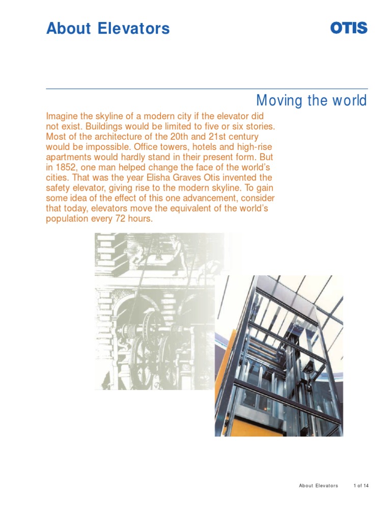 About Elevators | Elevator | Mechanical Engineering