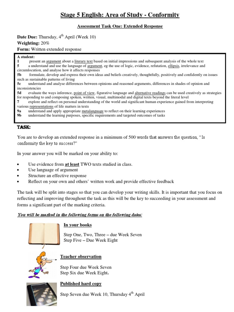 Conformity Essay Assessment | PDF | Essays | Argument