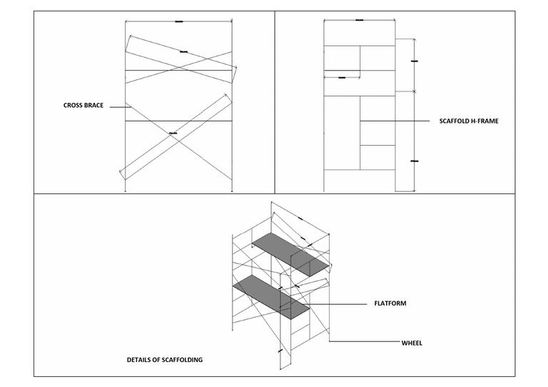 Scaffold Drawing Layout1 | PDF