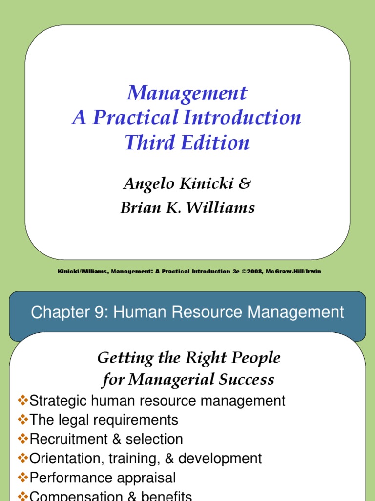 Chapter 9 | PDF | Performance Appraisal | Human Resource Management