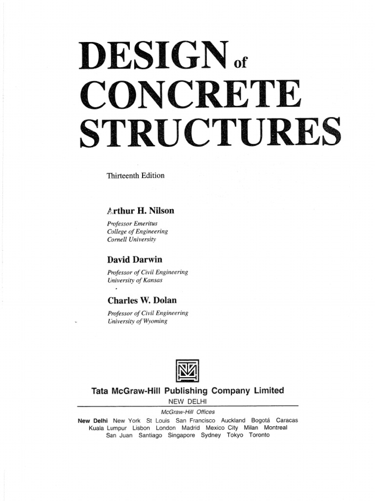 11.design of Concrete Structure 13edition by Arthur H. Nilson | PDF