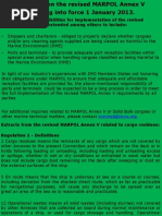 MARPOL Annex V Checklist Poster | PDF