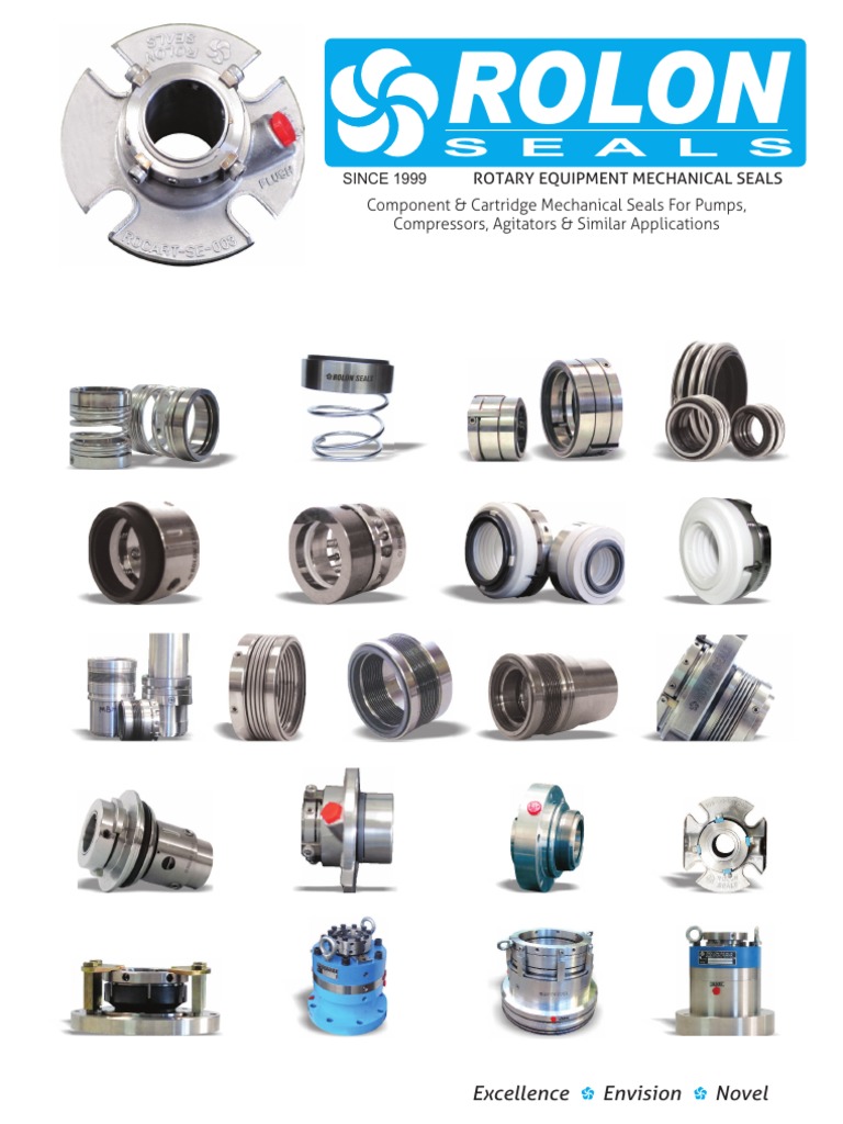 Rolon Seals Catalogue New | PDF | Nitric Acid | Liquids