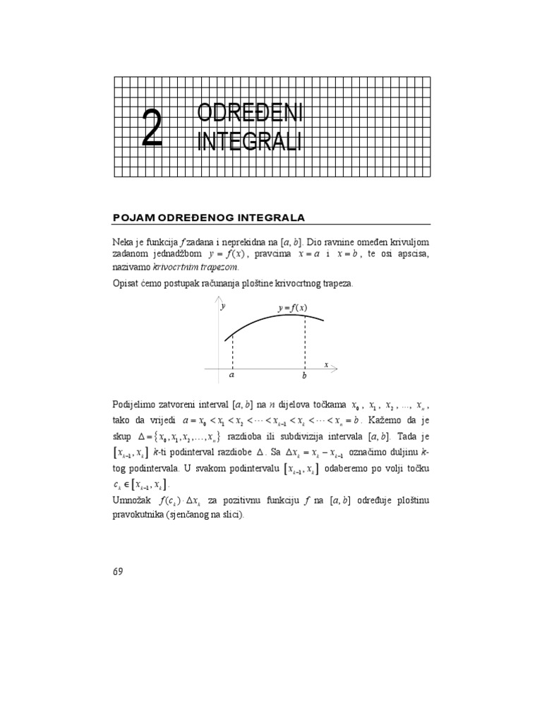 Predavanje Odredjeni Integrali | PDF