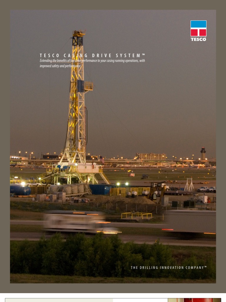 Tesco Casing Drive System™ | PDF | Casing (Borehole) | Elevator