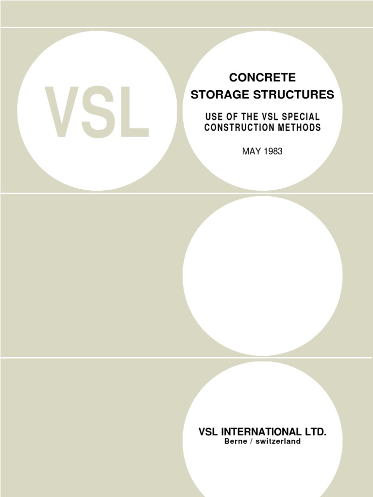Concrete Storage Structures | PDF | Prestressed Concrete | Concrete