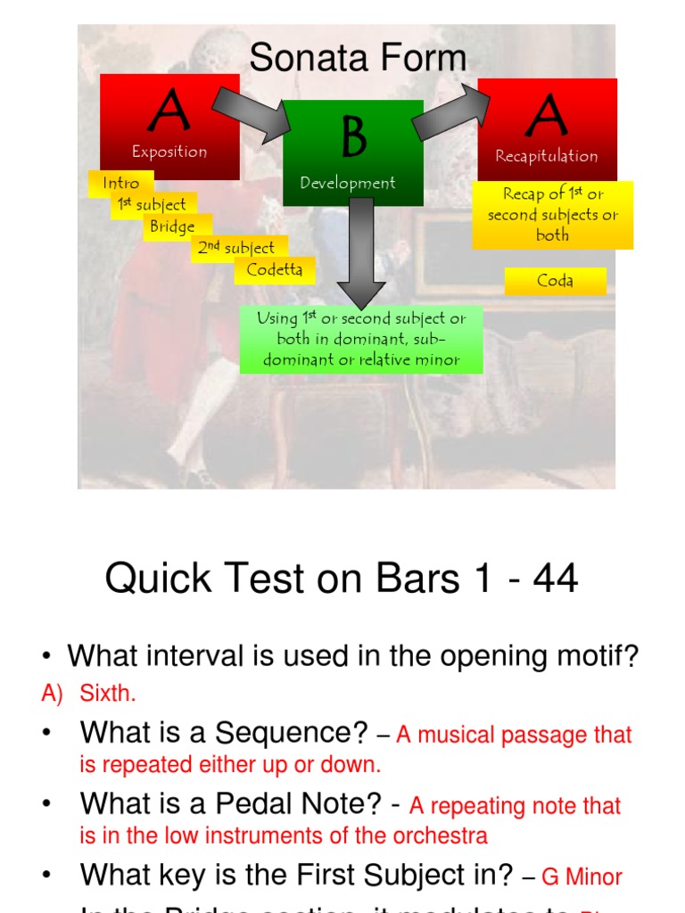 Sonata Form: Exposition Development Recapitulation | PDF | Musical ...