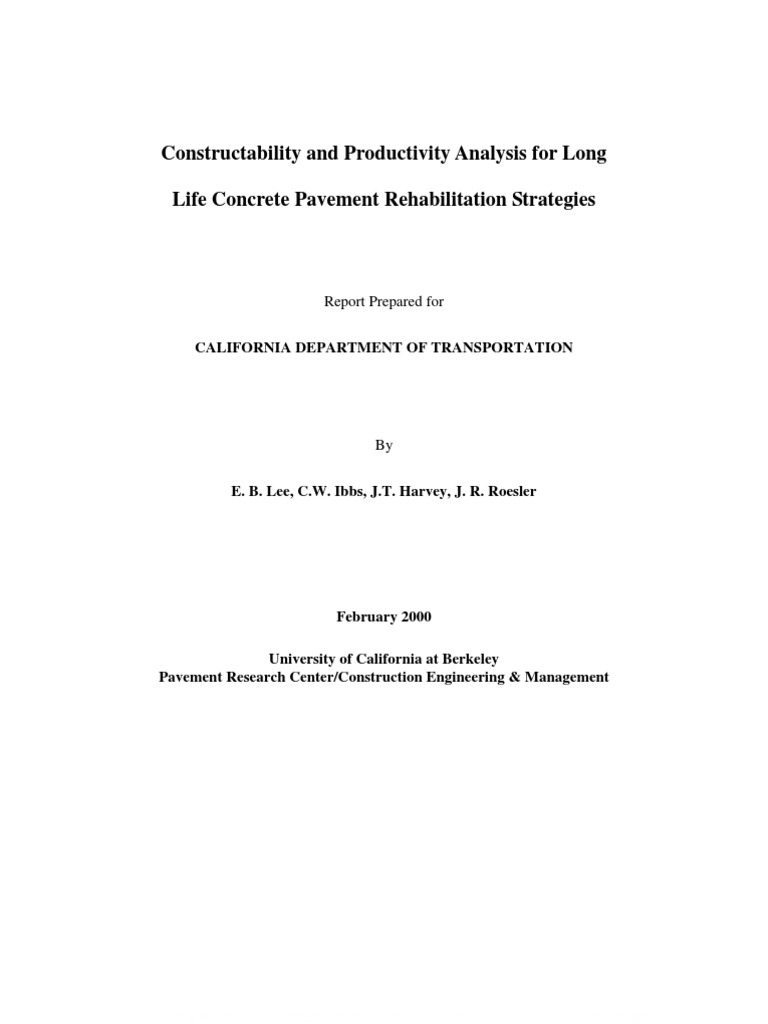 Constructability Analysis | PDF | Road Surface | Highway