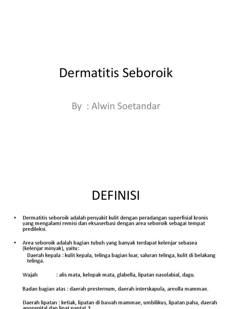 Dermatitis Seboroik Soca | PDF