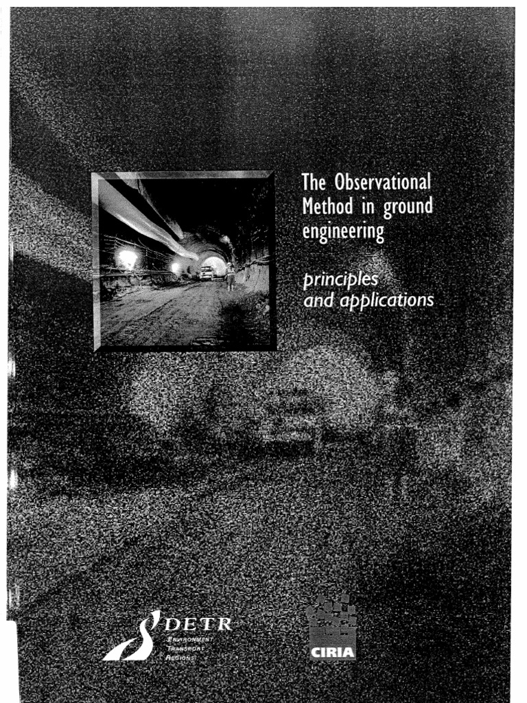 The Observational Method in Ground Engineering | PDF