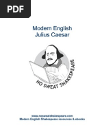 Julius Caesar e Text With Modern Translation | PDF | Julius Caesar | Mark Antony