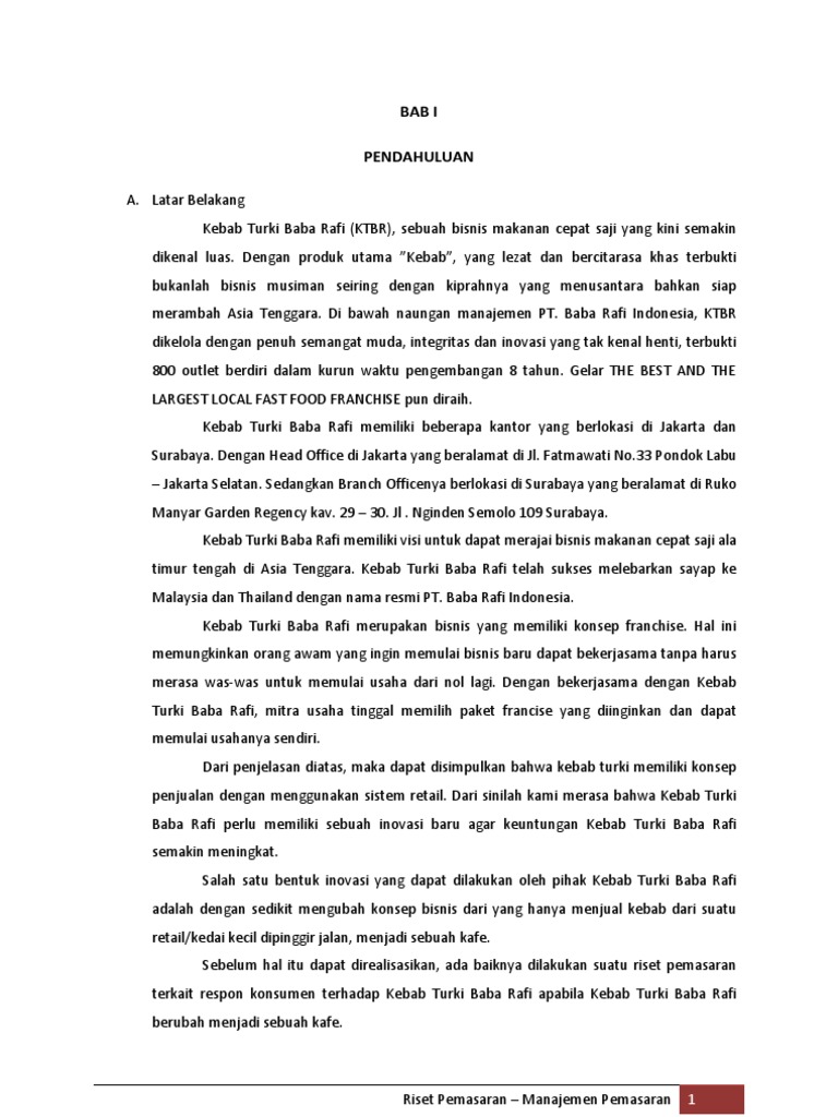 Laporan UAS Manajemen Pemasaran | PDF