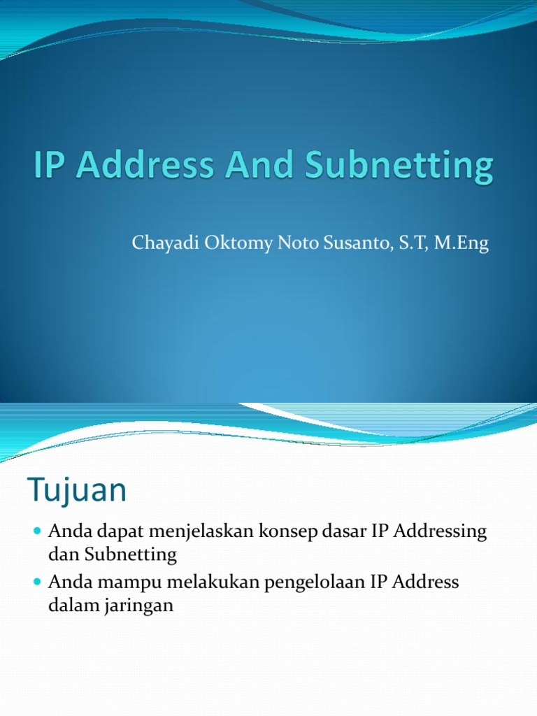 Panduan Subnetting dan IP Addressing | PDF | Bisnis | Teknologi & Rekayasa