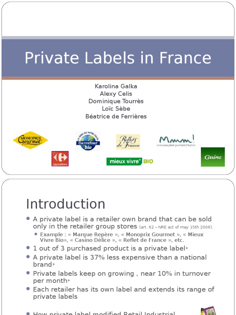 Private Labels VF | PDF | Private Label | Brand