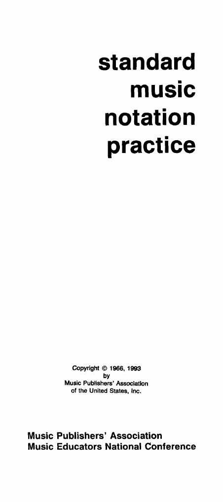Standard Music Notation Practice | PDF