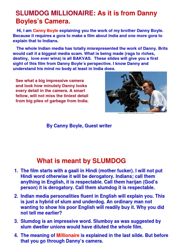 Slumdog Millionaire | PDF