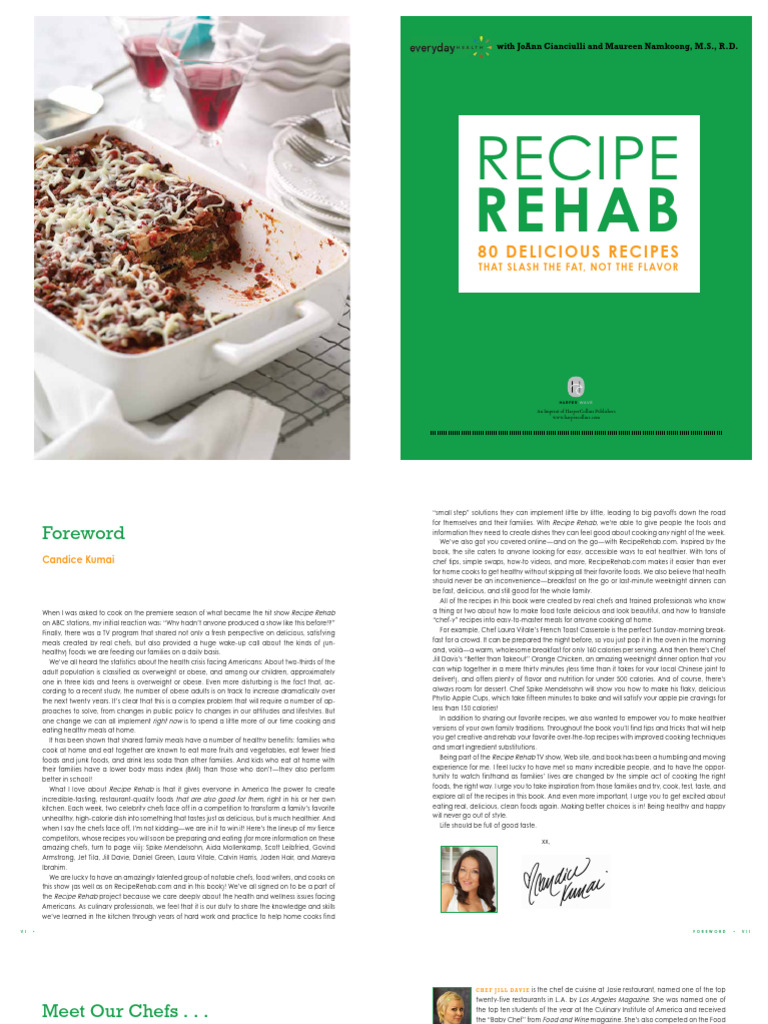 Recipe Rehab | PDF | Thai Cuisine | Meal