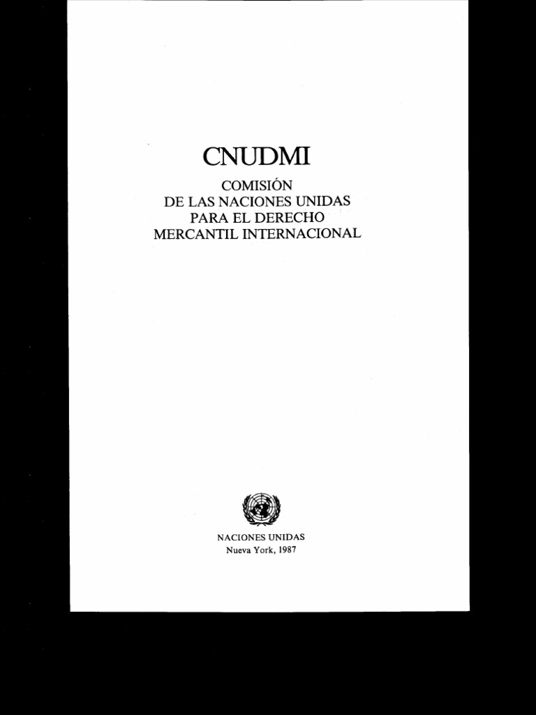 Cnudmi Historia | PDF | Naciones Unidas | Relaciones internacionales