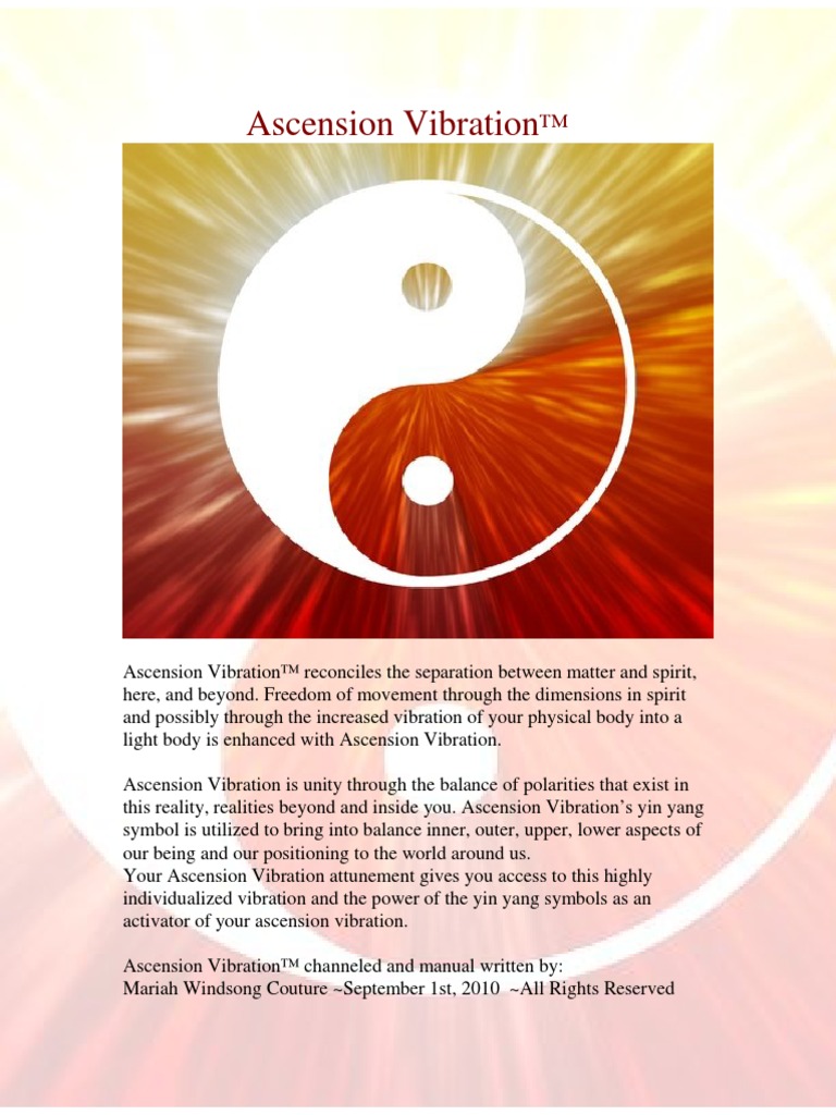 Ascension Vibration | PDF | Karma | Soul