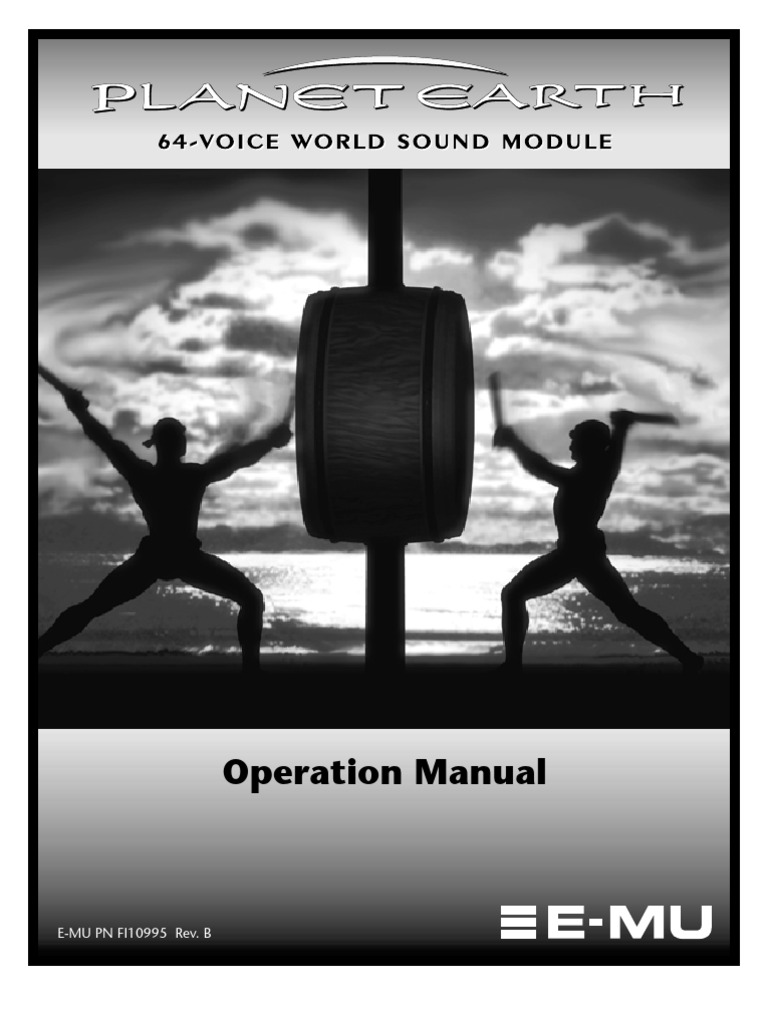 EMU Planet Earth | PDF | Synthesizer | Ac Power Plugs And Sockets