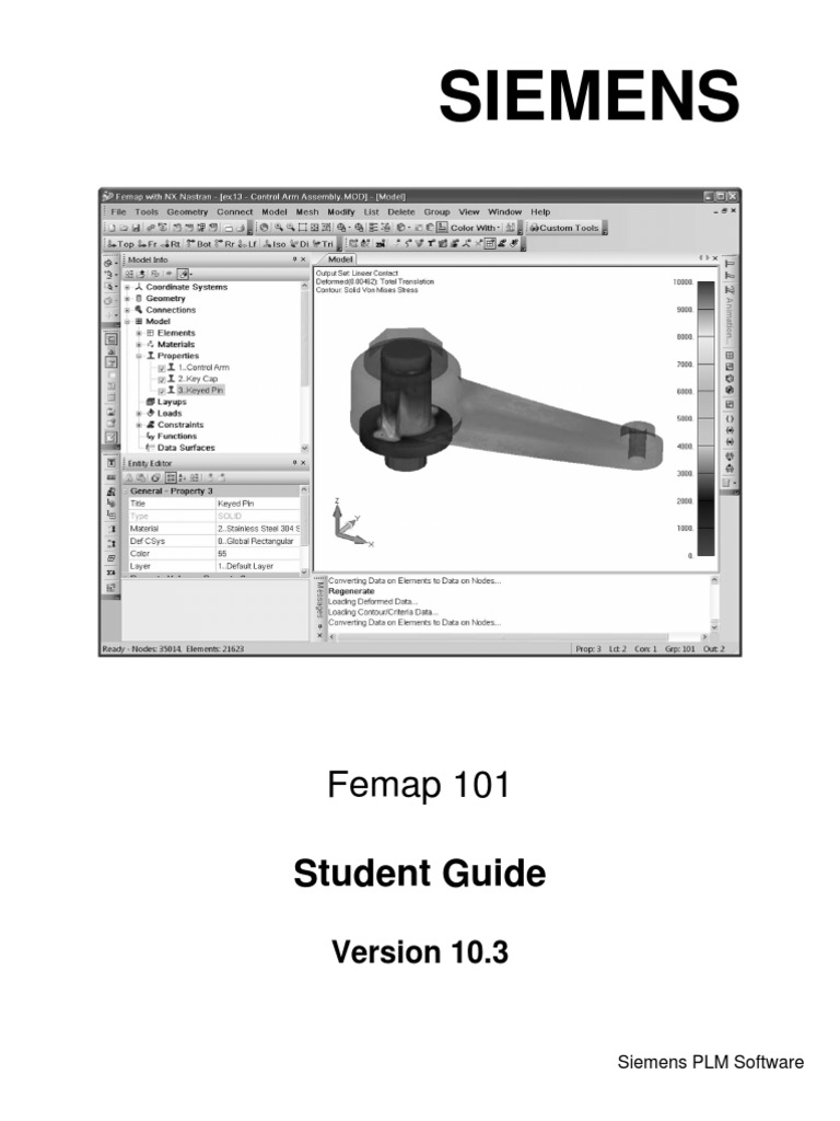 Femap 101 Student Guide | PDF | Keyboard Shortcut | Button (Computing)