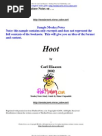 Hoot Study Questions by Chapter | PDF | Violence