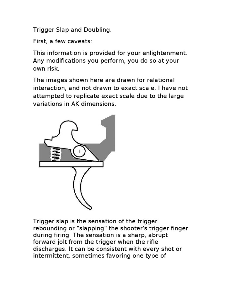 Trigger Slap and Doubling Trouble Shooting | PDF | Trigger (Firearms ...