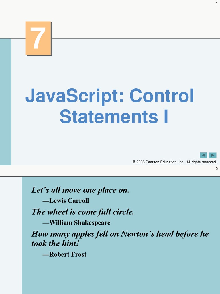 Javascript PDF | PDF | Control Flow | Algorithms Javascript PDF | PDF | Control Flow | Algorithms