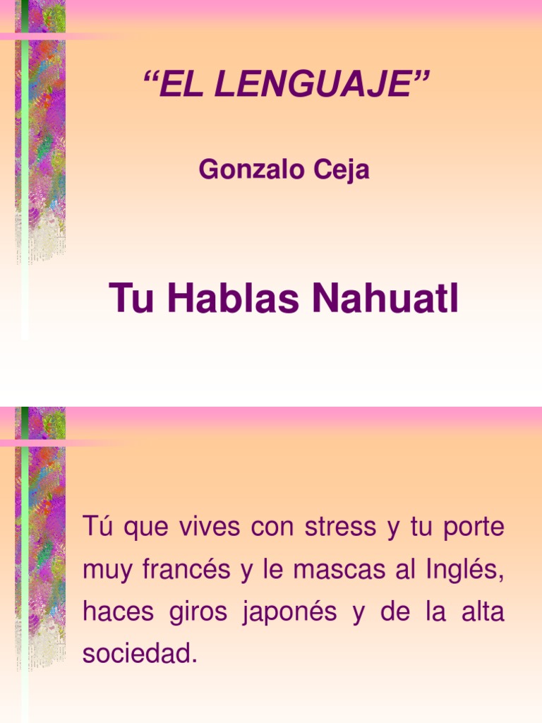 Tu Hablas Nahuatl | Náhuatl | Cocina mexicana