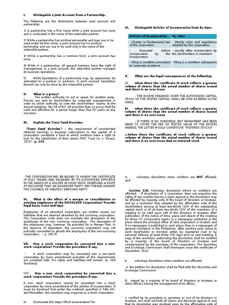 "Trust Fund Doctrine" - The Requirement of Unrestricted | PDF ...