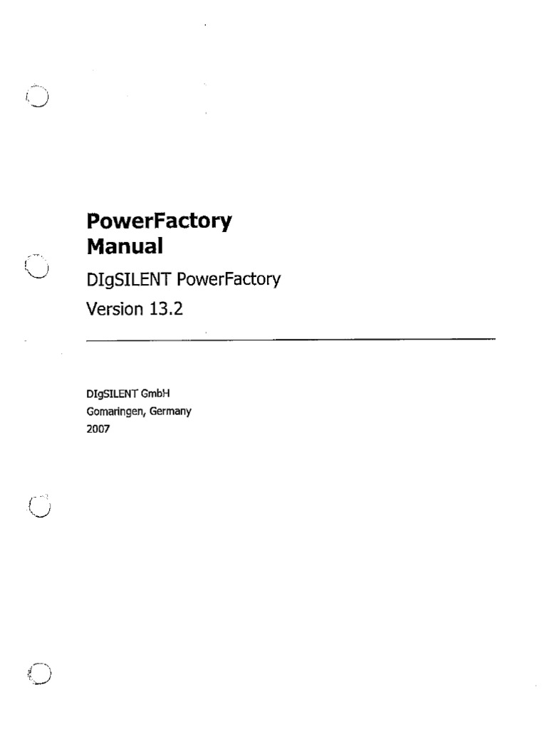 Digsilent Manual | PDF
