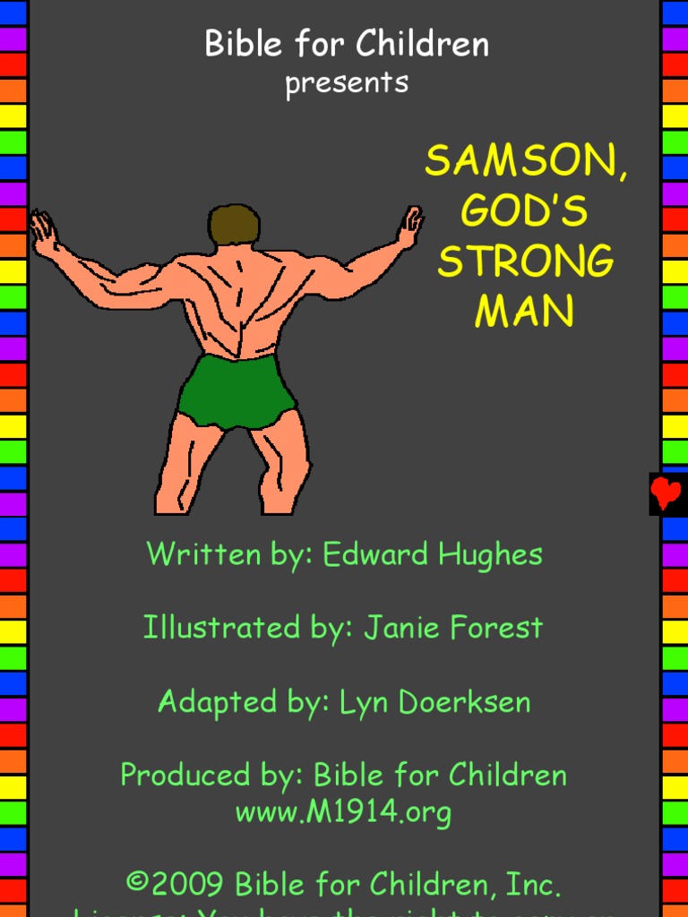 Samson Gods Strong Man Bible Israel | PDF | Samson | Hebrew Bible