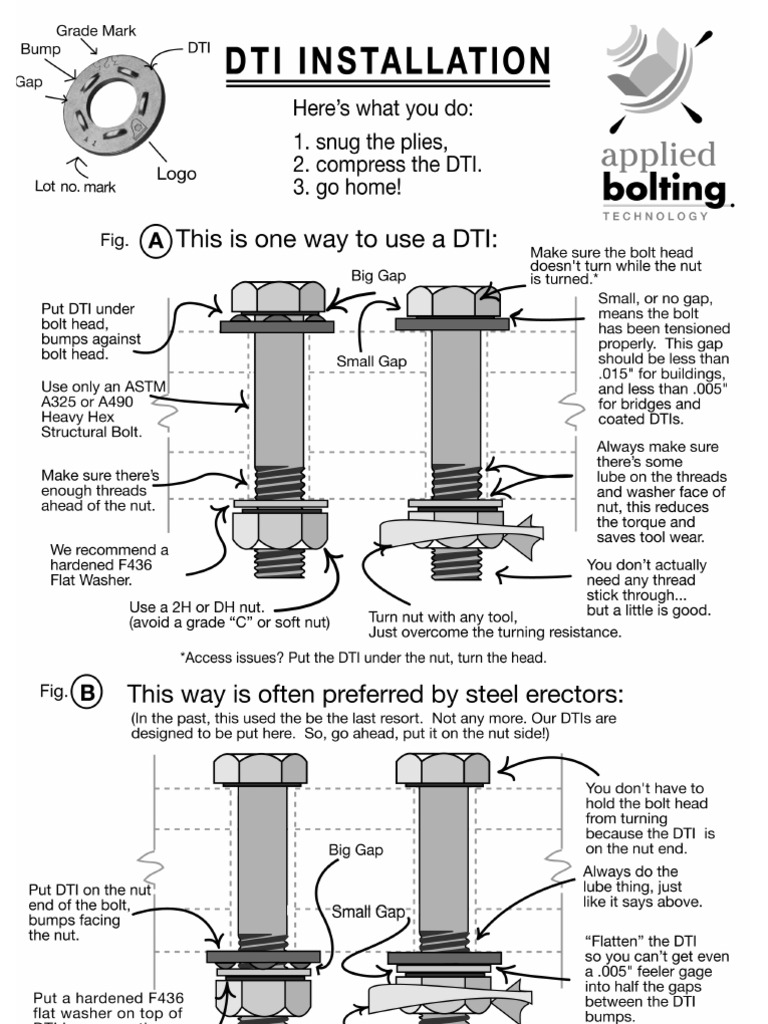DTI | PDF | Nut (Hardware) | Screw