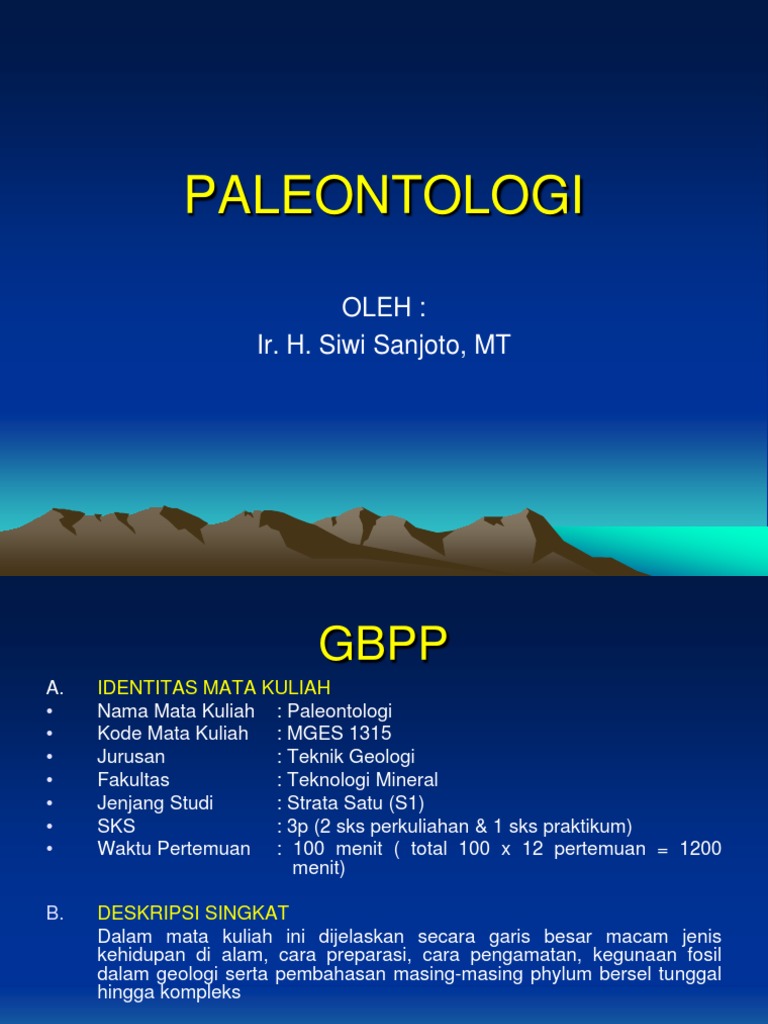 Paleontologi! | PDF