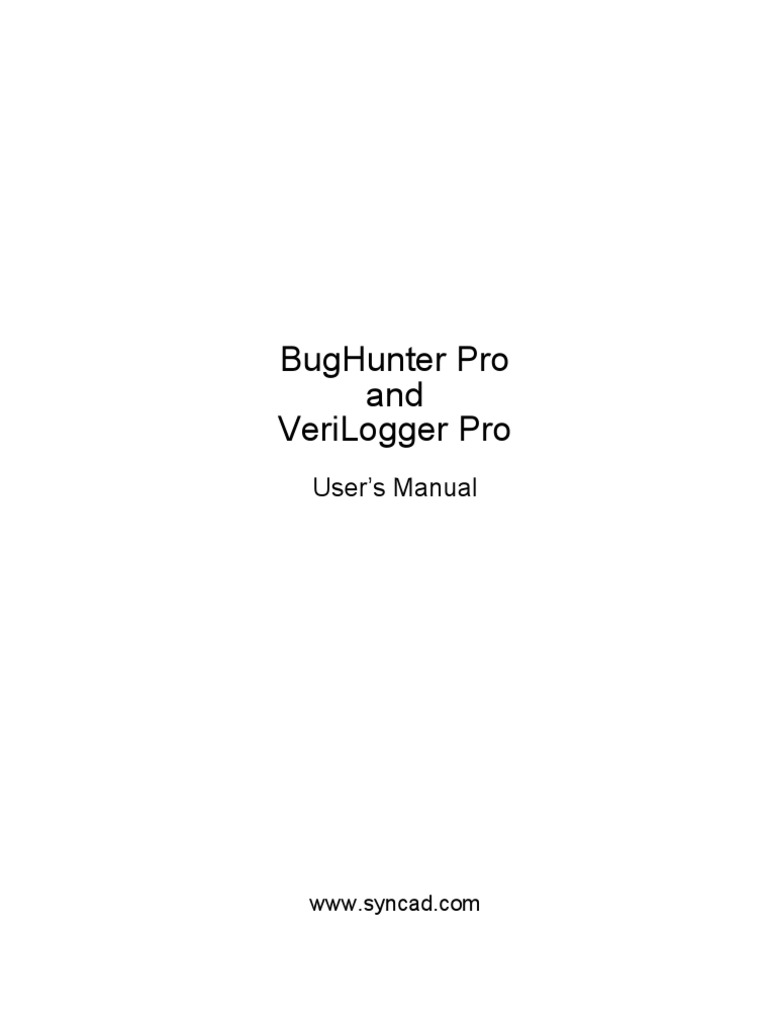 BugHunter Pro and VeriLogger Pro | PDF | Command Line Interface ...